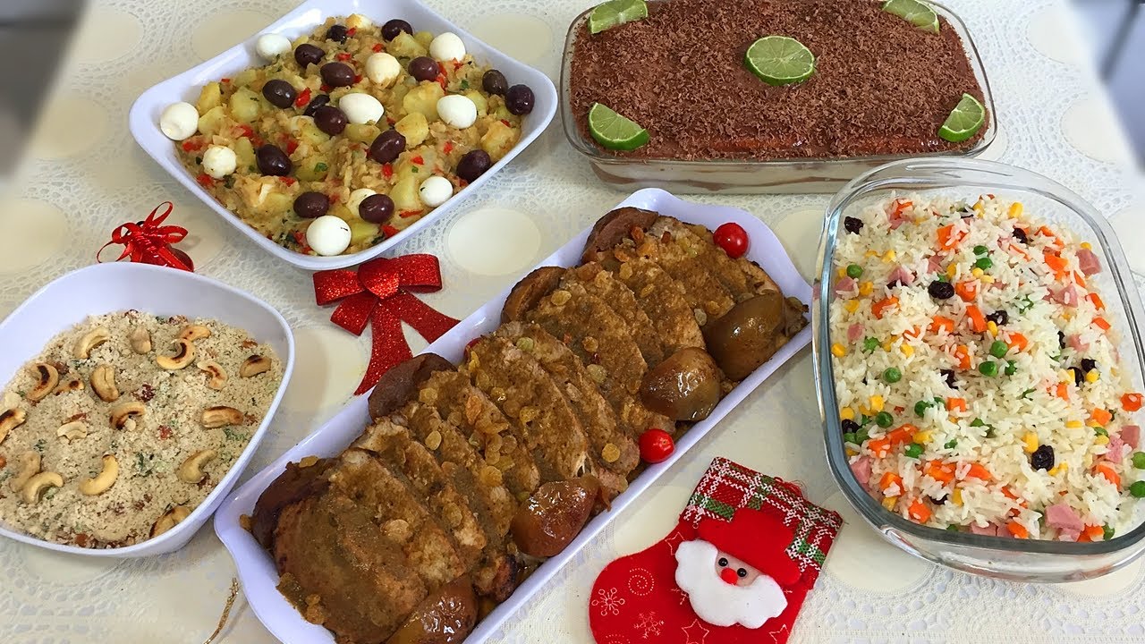 CARDÁPIO COMPLETO DE NATAL BEM EXPLICADINHO - YouTube