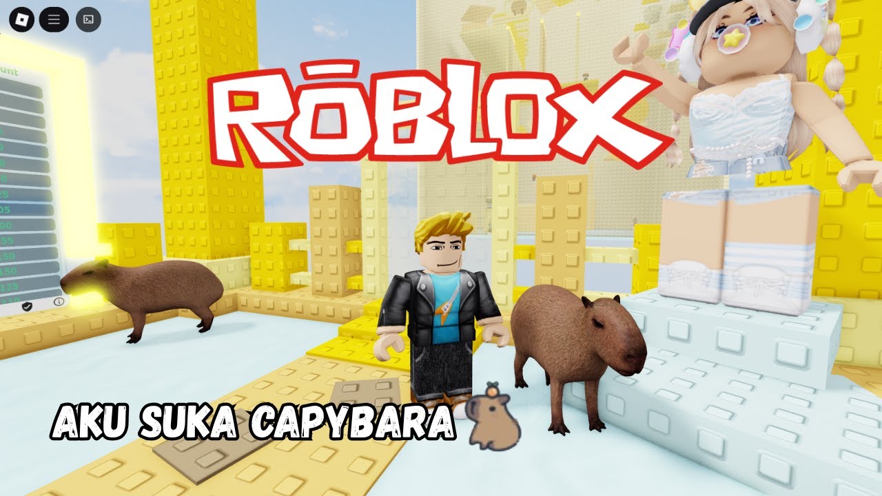 SERU BANGET NAIK TOWER CAPYBARA!!! - Roblox GAMEPLAY - YouTube