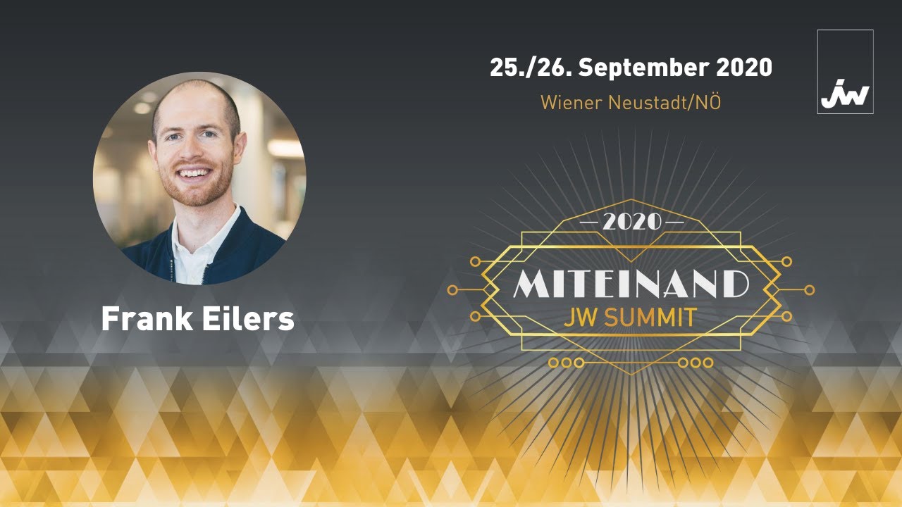 (R)evolution Arbeitswelt | Frank Eilers Keynote Speaker JW Summit 2020 - YouTube