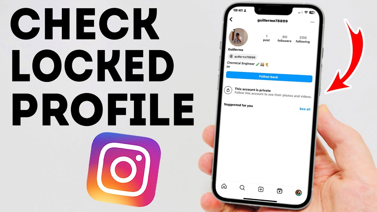 How To Check Locked Profile On Instagram - Full Guide - YouTube