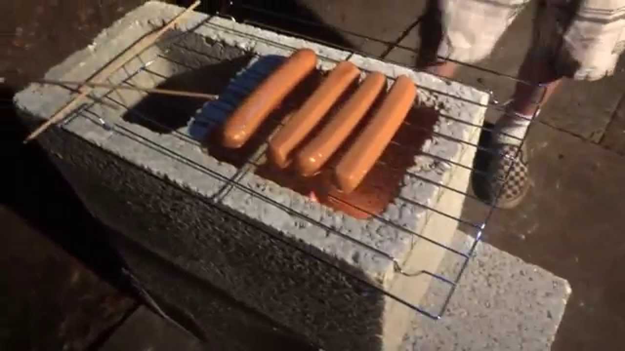 4 Block Rocket Stove - YouTube