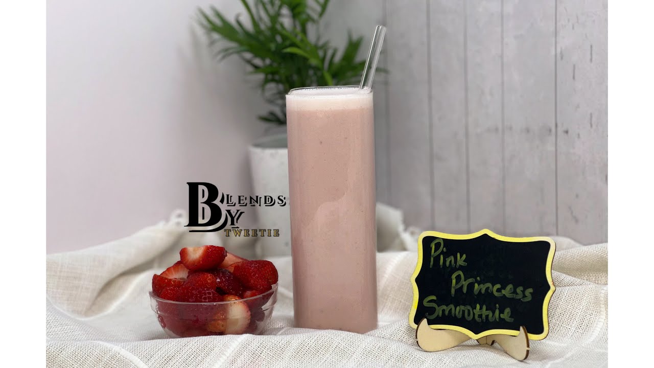 Pink & Creamy Smoothie You’ll Want Every Day 🧁| Pink Princess Smoothie ...