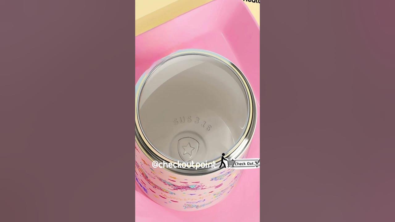 Tumbler Aesthetic 550 ml 316 stainless Tersedia warna hitam, pink dan putih #viralvideo # ...