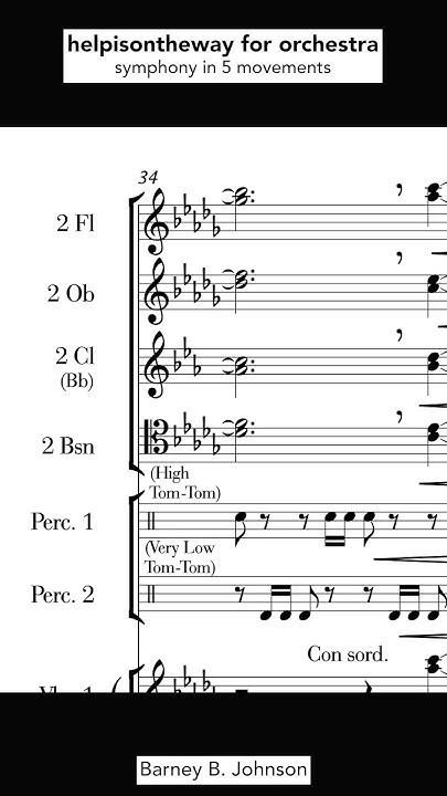 swelling strings & winds from my symphony | helpisontheway for orchestra #composer # ...
