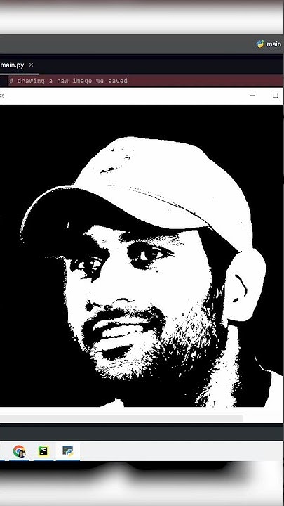 Making M.S Dhoni (mahi sir) by python #hacking #coding #lovecoding # ...