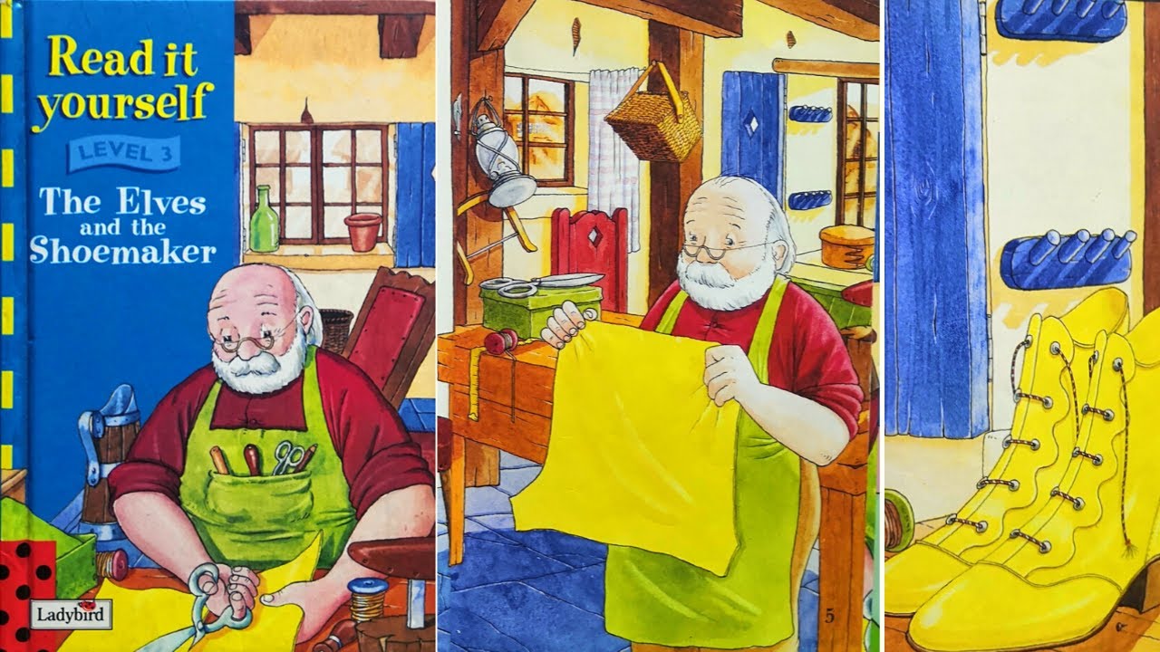 Kids Story Telling in English | The Elves and the Shoemaker | Read ...