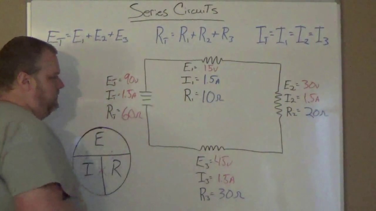 Understanding and solving a Series Circuit Theory - YouTube