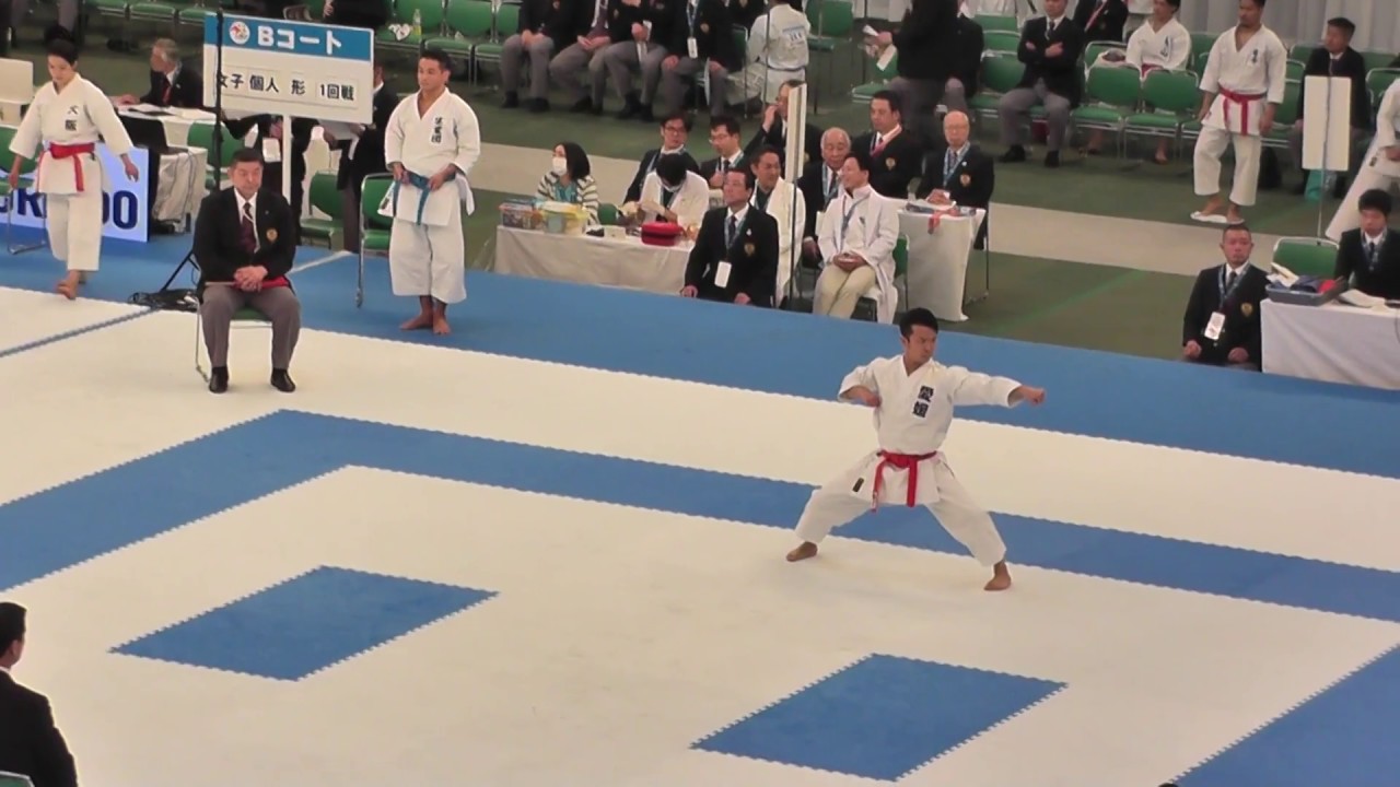 karate kata jion, keita nishihara, 2017 all japan, 慈恩 空手 - YouTube