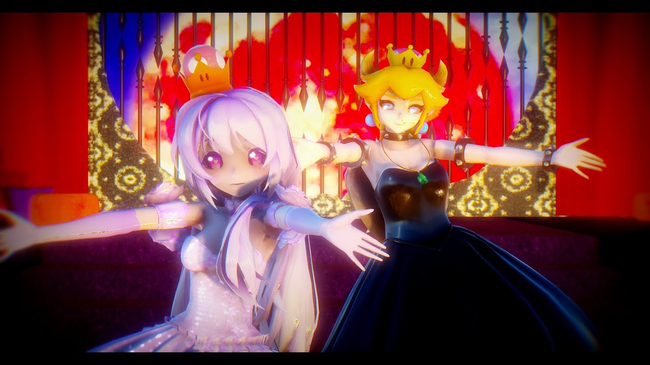 【MMD】Happy Halloween 【Sour Boosette & TDA Bowsette】 4K - YouTube