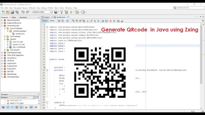 Programmers Sample Guide Android Generate Qr Code Using Zxing Library Programmers Sample Guide Android Generate Qr Code Using Zxing Library