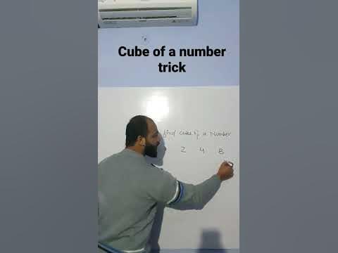 trick to find cube of a number. #youtubeshorts #cube_tricks #cube_of_a ...