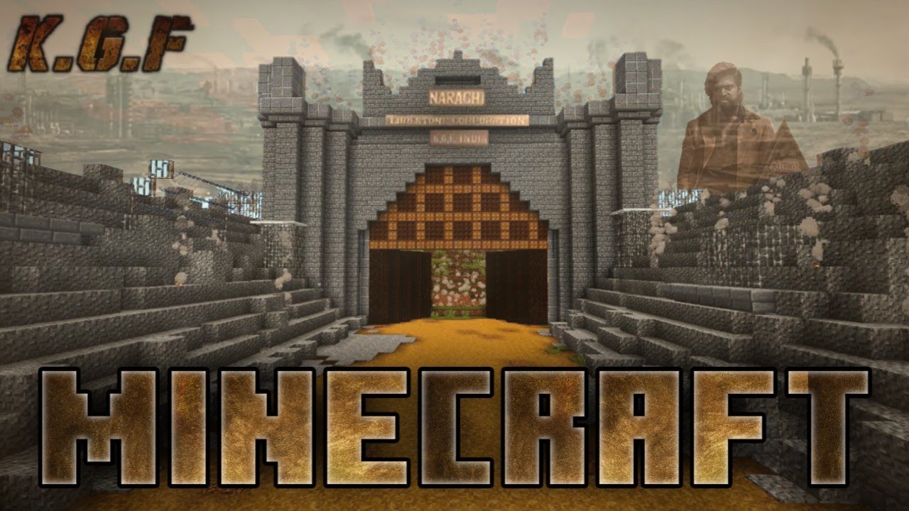 SALAAR X MINECRAFT | MAKING KGF MINES IN MINECRAFT | 1 year for kgf ...
