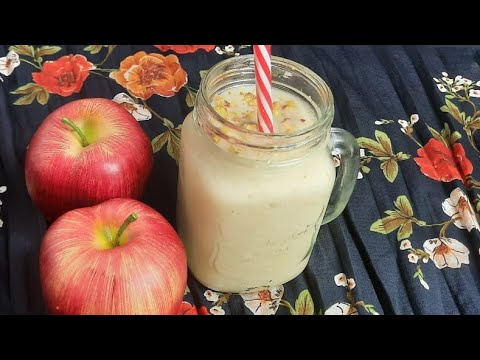 Tasty apple lassi recipe 😋🍎 - YouTube