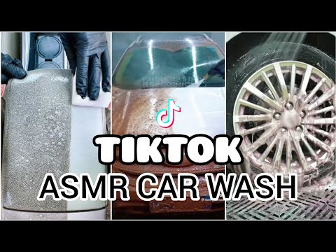 ASMR 🚿 Dirty Car Cleaning Detailing • Oddly Satisfying ♡ TIKTOK Compilation