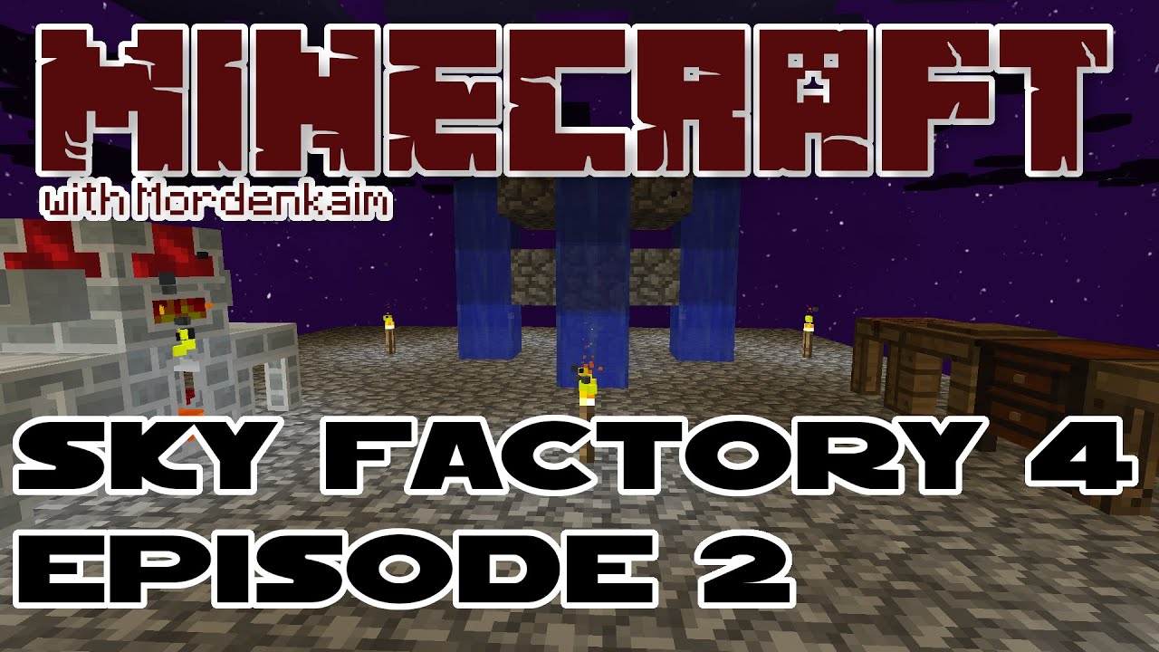 Minecraft :: Sky Factory 4 :: Episode 2 :: Tinkers' Complement and Iron ...