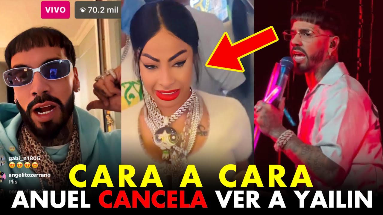 🚨INCREIBLE! ANUEL CANCELA CARA A CARA CON YAILIN EN VIVO - YouTube