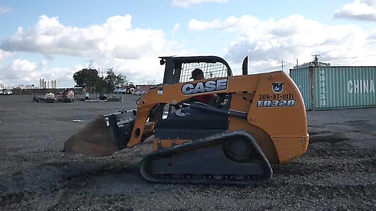 2012 Case TR320 Skid Steer Track Loader - YouTube