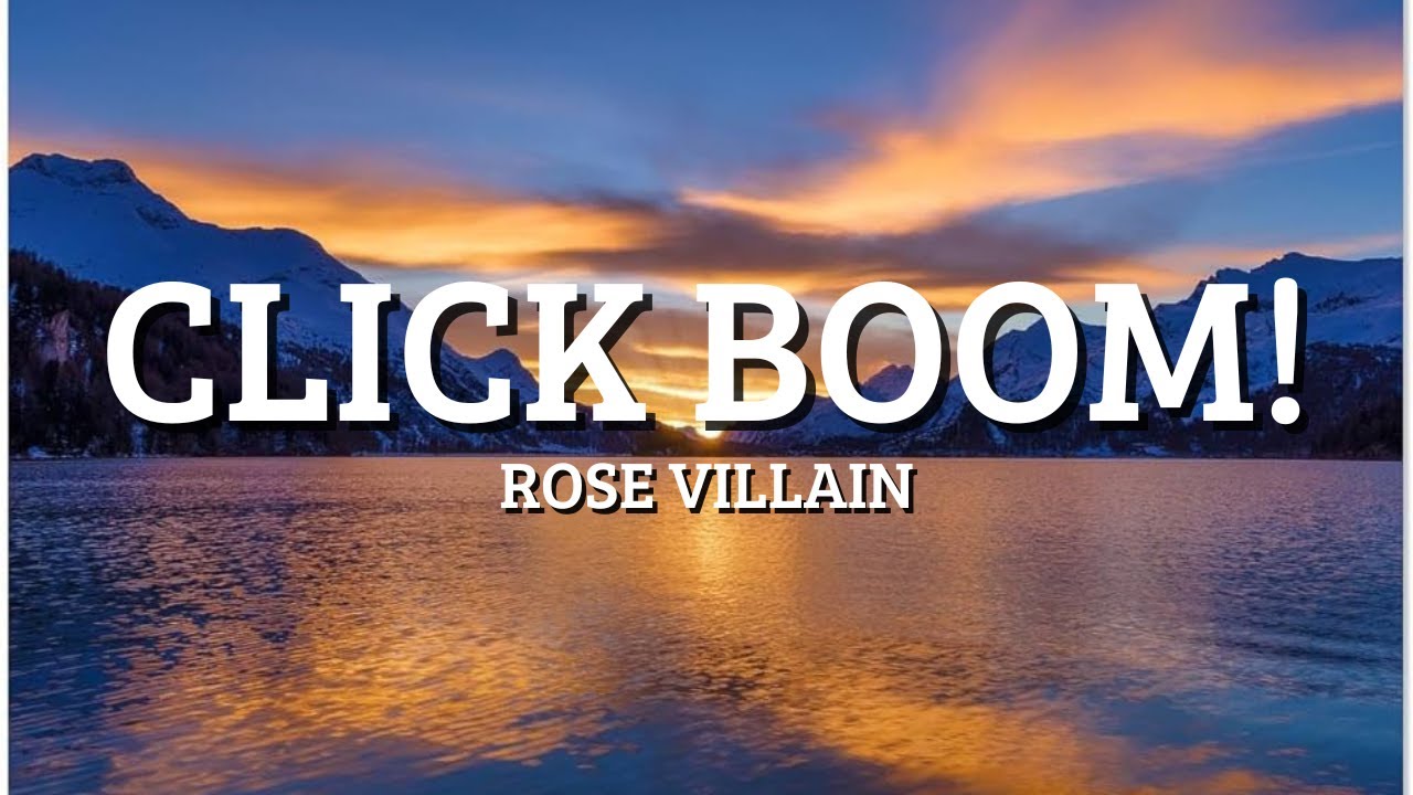 ROSE VILLAIN - CLICK BOOM! (Sanremo 2024) - Testo/Lyrics - YouTube