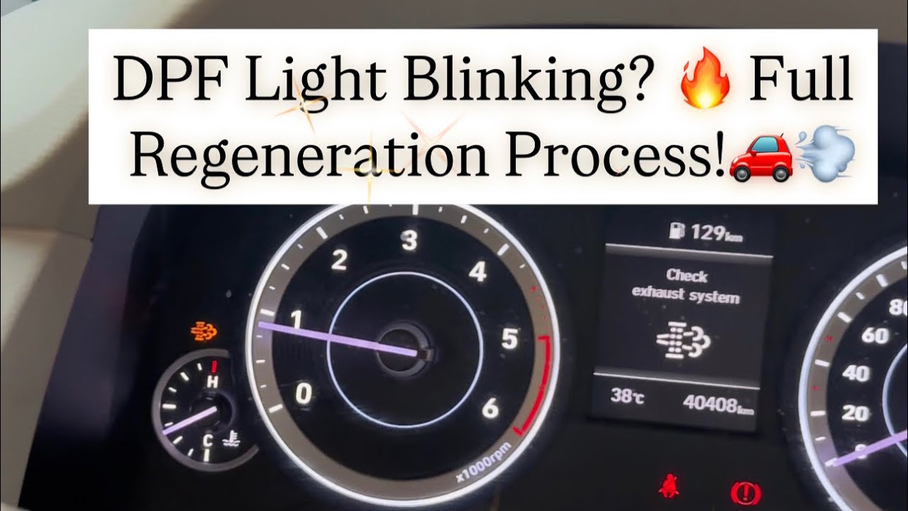 DPF Light Blinking? Check Exhaust System | Diesel Filter Regeneration ...