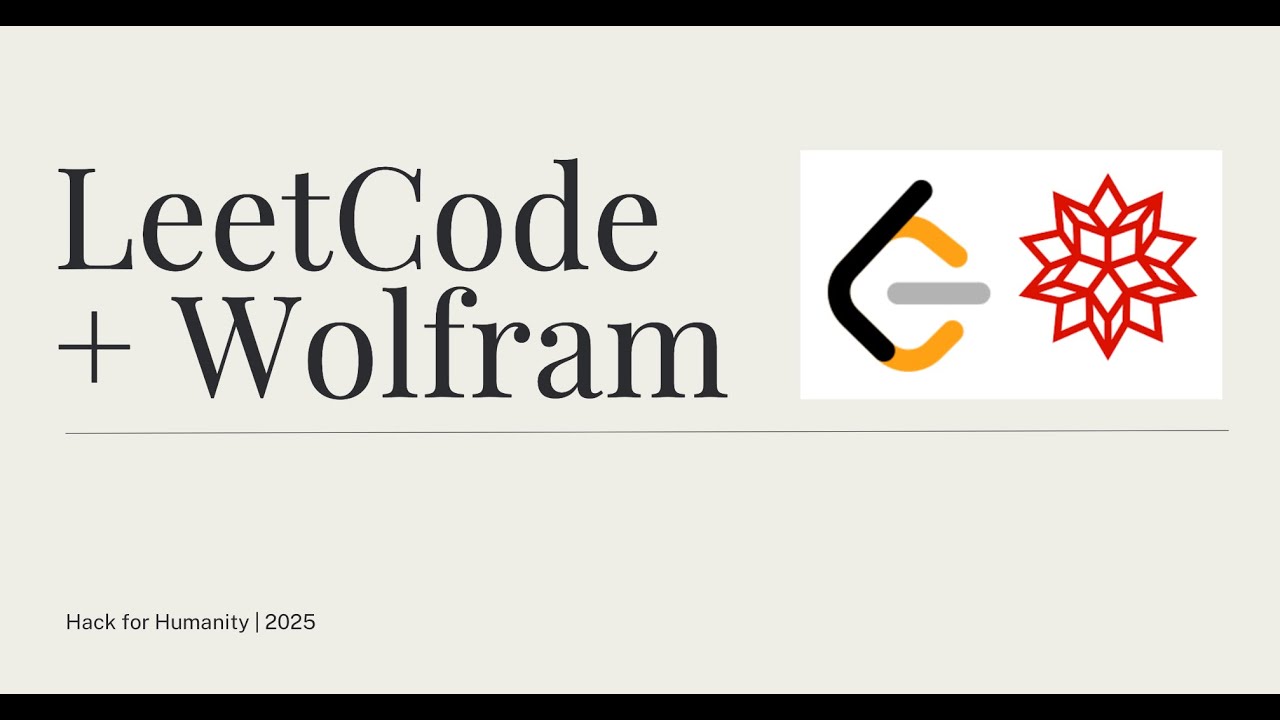 LeetCode+Wolfram - YouTube