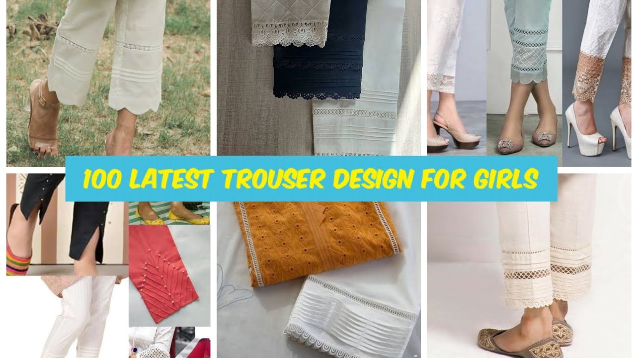 100 trendy beautiful trouser designs for girls/pent trouser steaching ...
