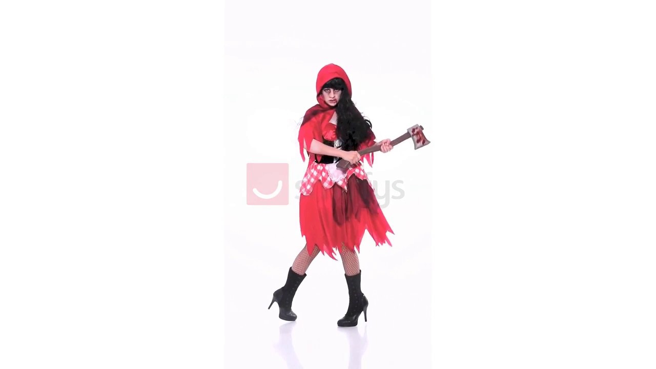 Zombie Red Riding Hood Women's Costume by Smiffys - YouTube