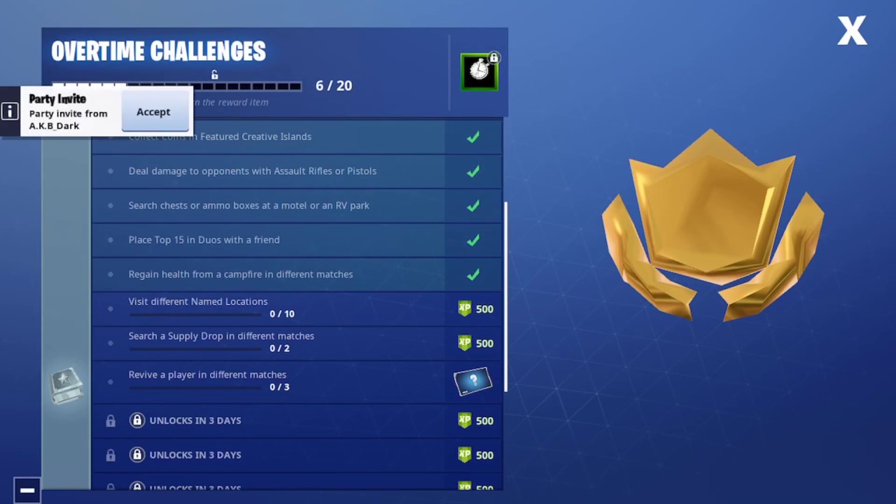 تحديات عيد الحب شرح تحديات اليوم الثاني فورت نايت تحديات 6-7-8 overtime ...