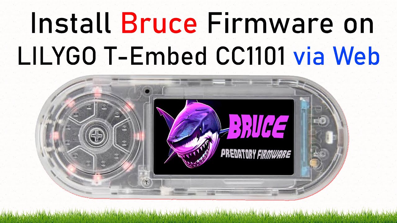 How to Install Bruce Firmware on LILYGO T-Embed CC1101 via Web Installer – Quick & Easy Guide ...
