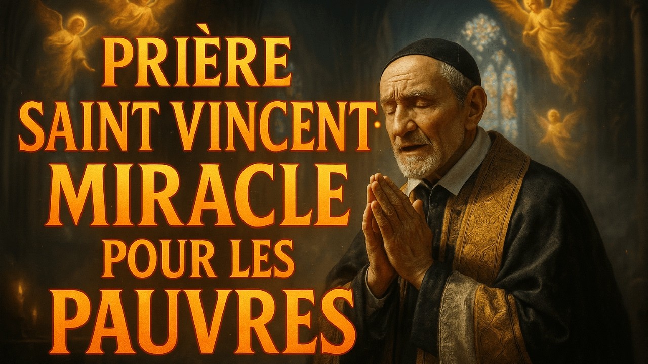 PRIÈRE 🙏 Saint VINCENT: MIRACLE 🙌 Pour les PAUVRES - YouTube