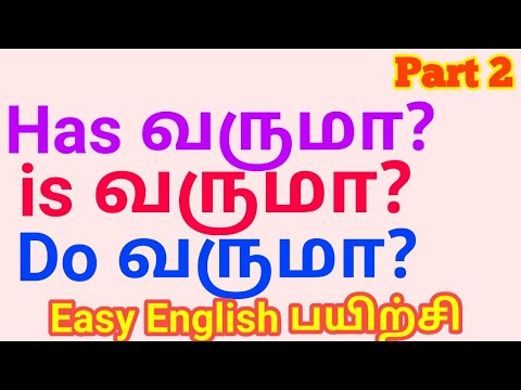 Part 2 | Have Has Had Is Are Was Were Do Does Did | Sen Talks | Spoken ...