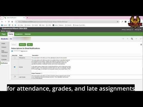 Grade Notification in ASPEN - YouTube