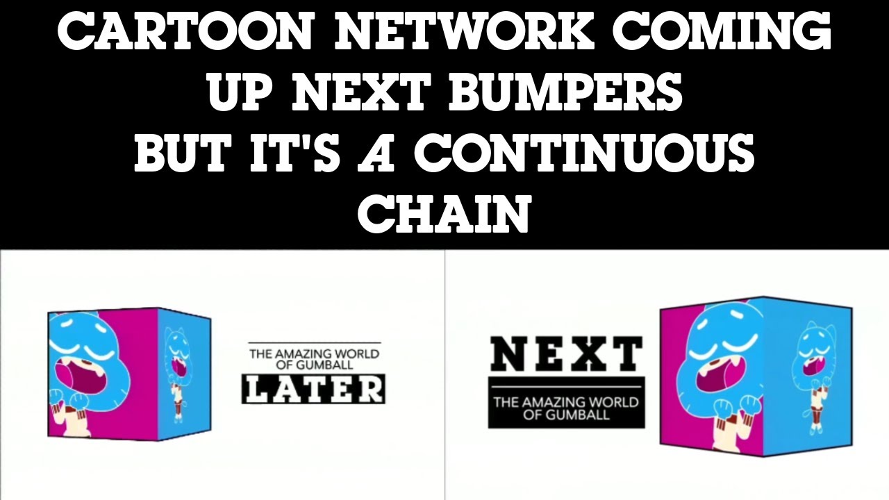 cartoon network coming up next bumpers but it’s a continuous chain ...