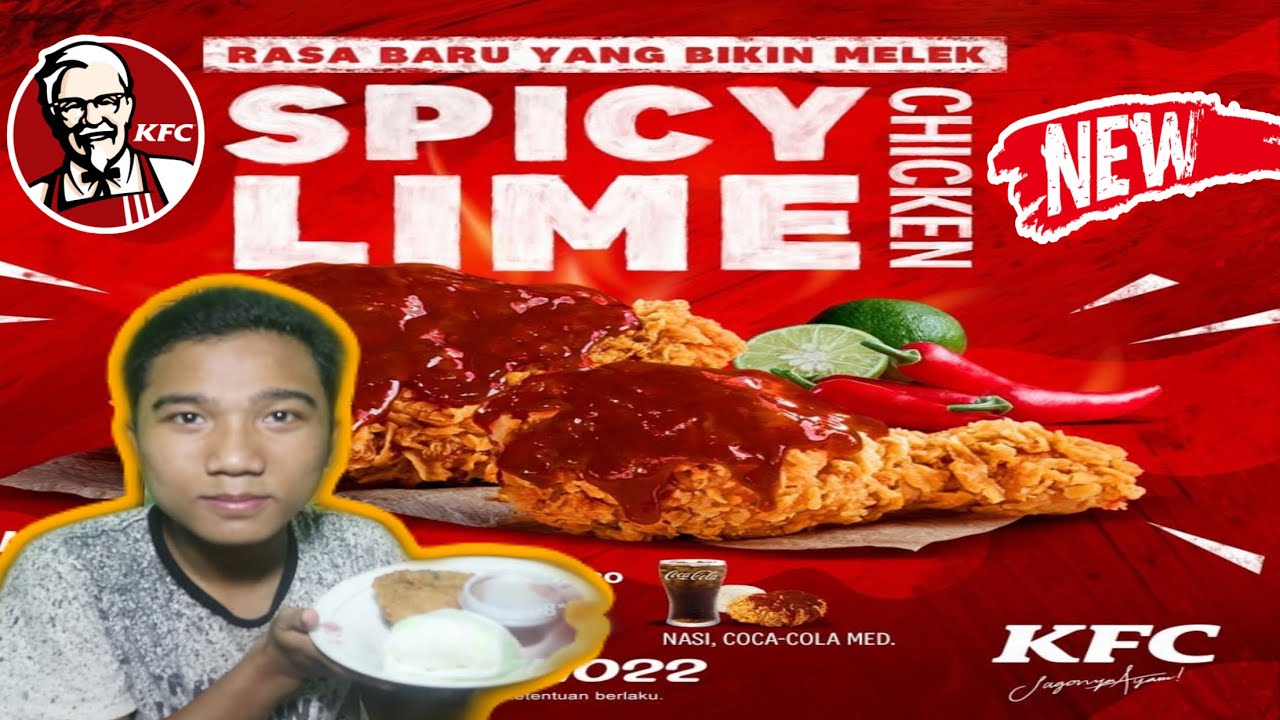 SPICY LIME CHICKEN MENU BARU KFC !! ENAK GAK YA ?? - YouTube