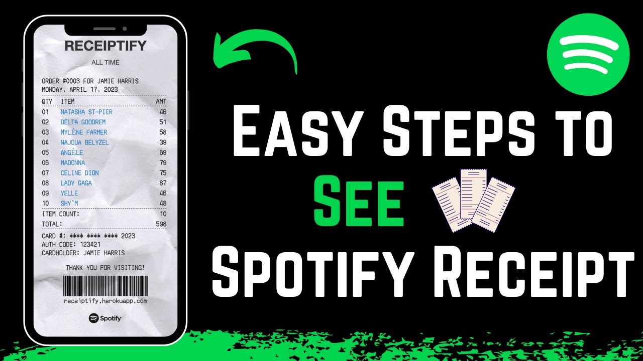 How to See Spotify Receipt ! - YouTube
