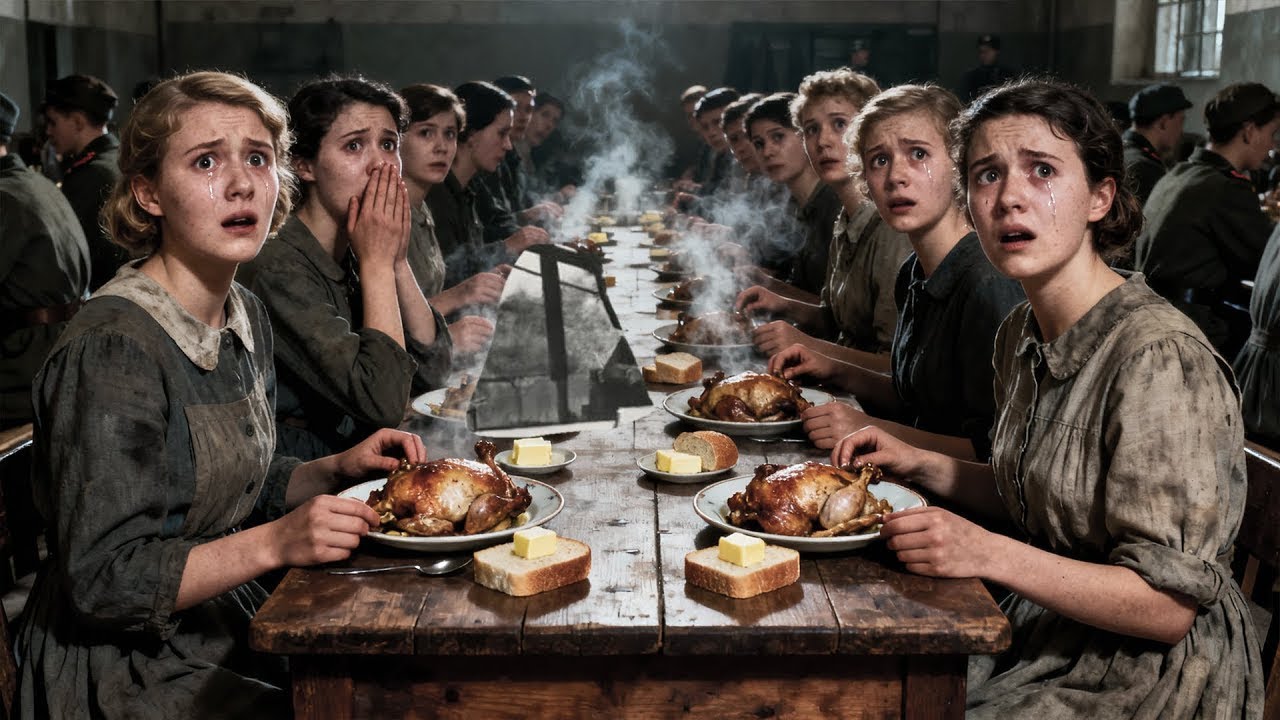 How the First Meal in America Made German Female POWs Break Down - YouTube