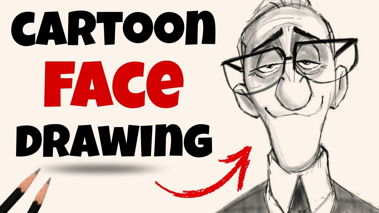 How to draw a cartoon characters | with just a pencil | My method - YouTube