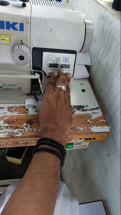 How to reset juki ddl-8700A-7 - YouTube