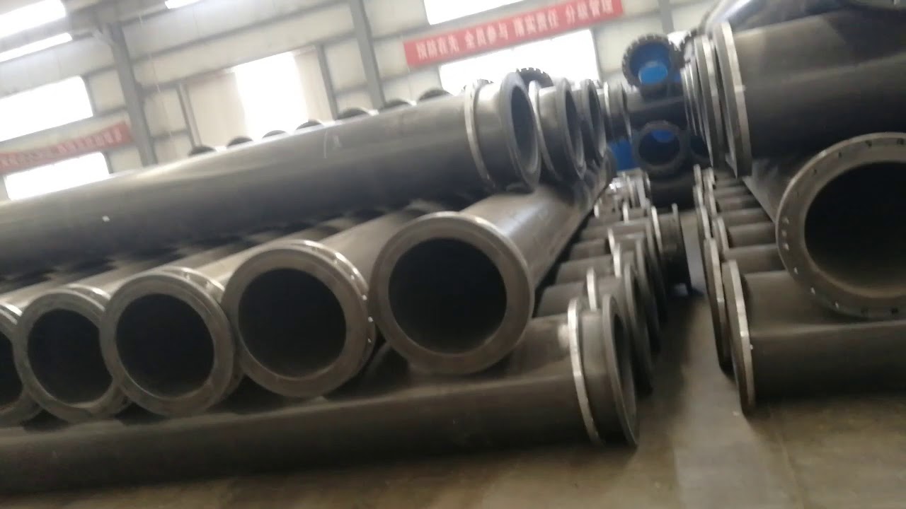300 units DN500 UHMWPE dredging pipes are waiting for delivery - YouTube