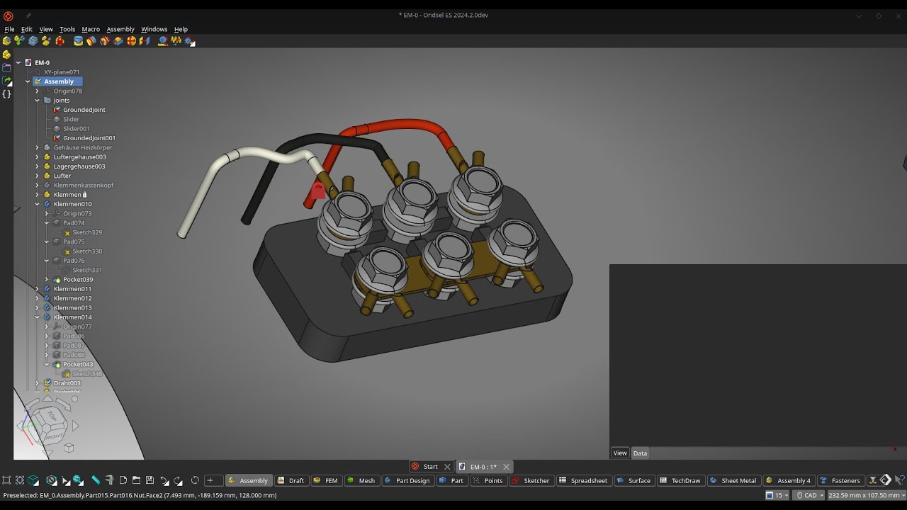Ondsel/FreeCAD - Terminal Wires - YouTube