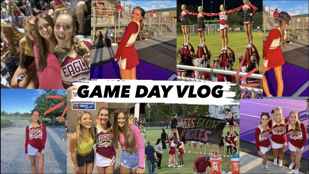 GAME DAY VLOG | Day at school+game vlog!! | - YouTube