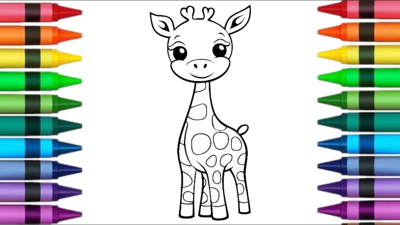 easy animal drawing and colouring | how to draw and colour animal ...