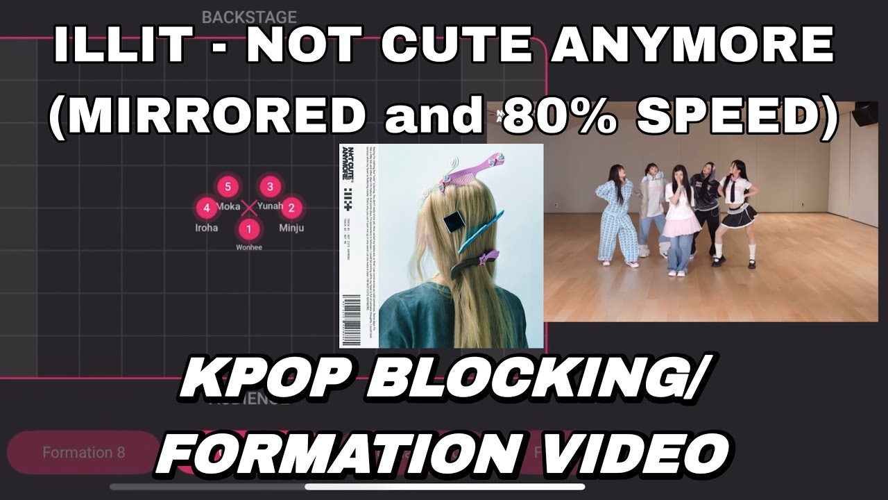 ILLIT - ‘Not Cute Anymore’ Formation Blocking/Dance Practice ...