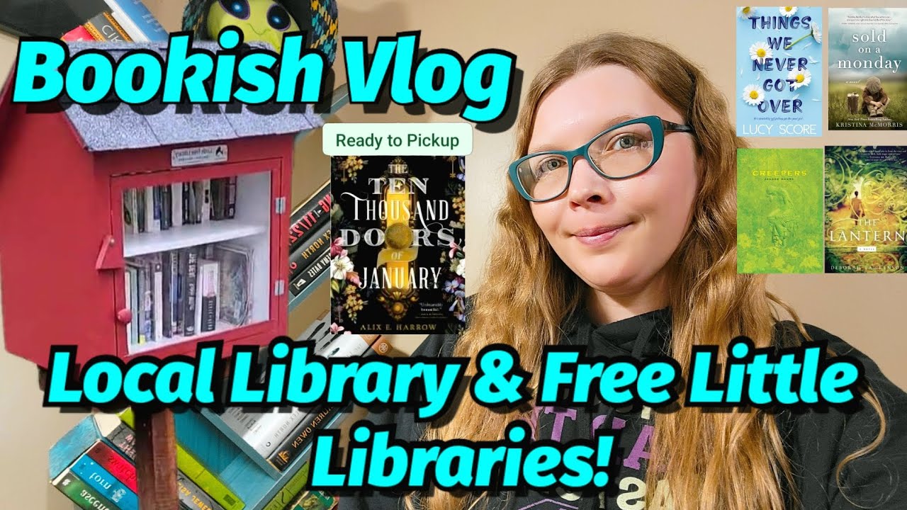 Bookish Vlog! Local Library & Free Little Libraries! - YouTube