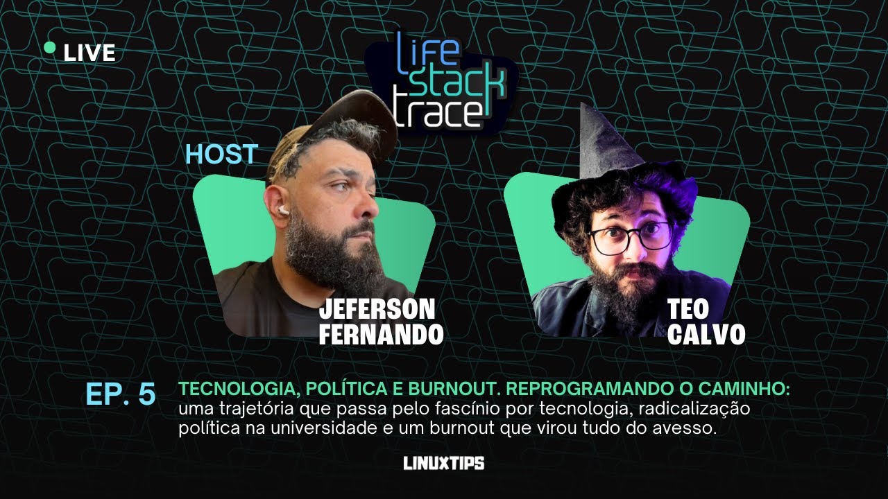 LIVE - Life Stacktrace com Téo Calvo! @teomewhy - YouTube