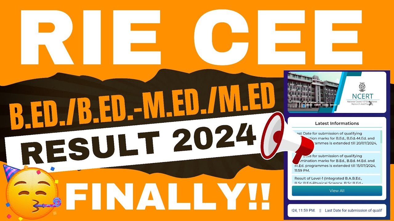 rie cee result 2024 | rie cee result level 2 | how to check rie cee ...