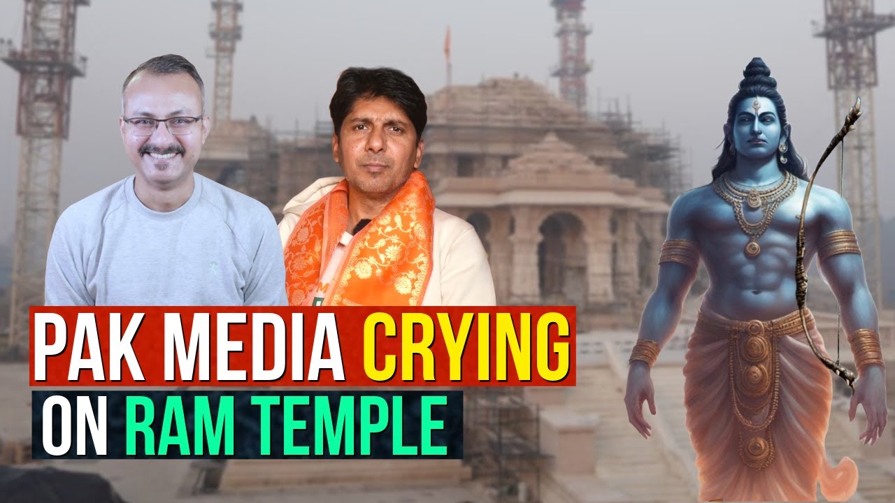 PAKISTANI बेहोश RAM MANDIR की शान देखकर - Pakistani Media Crying On Ram ...
