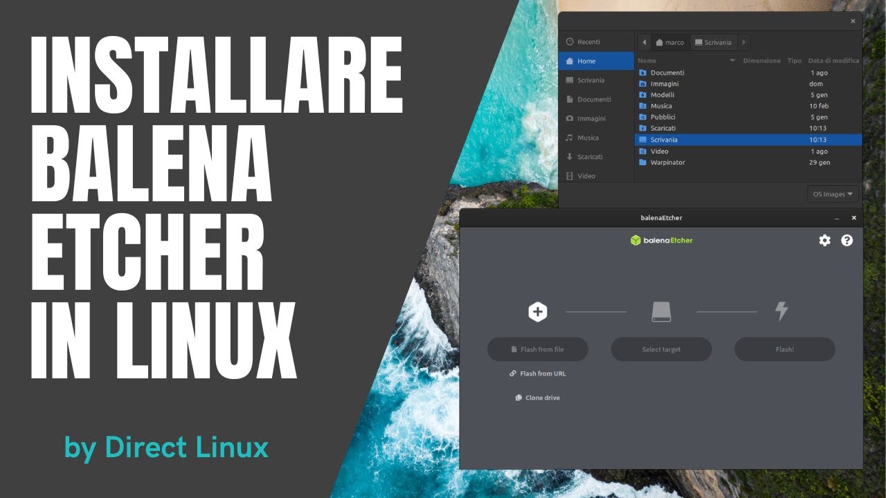 Come installare Balenaetcher in Linux mint - YouTube