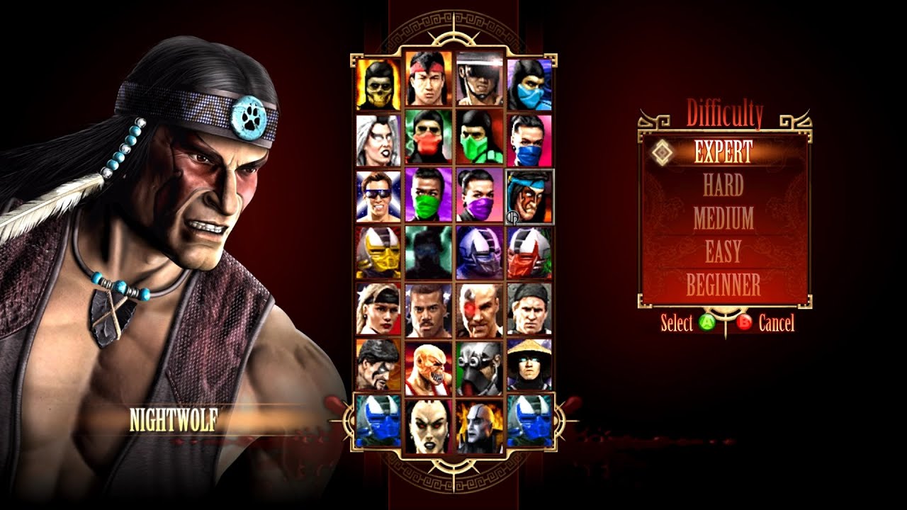 Mortal Kombat 9 - Nightwolf - Expert Arcade Ladder (No Losses ...
