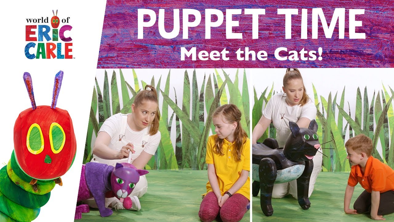 Purple Cat & Barn Cat | Meet the Puppets | The World of Eric Carle ...