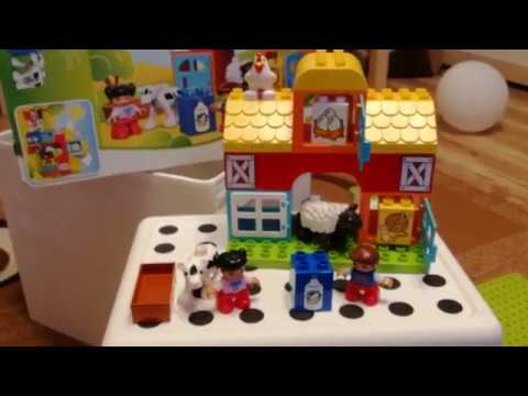 LEGO DUPLO 10617 My First Farm / Learn about Farm Life - building and ...